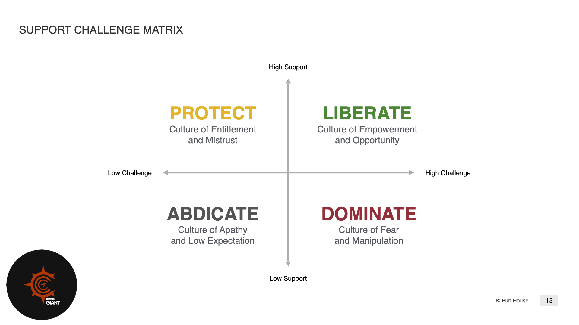 The Support-Challenge Matrix | Compass Coaching and Consulting
